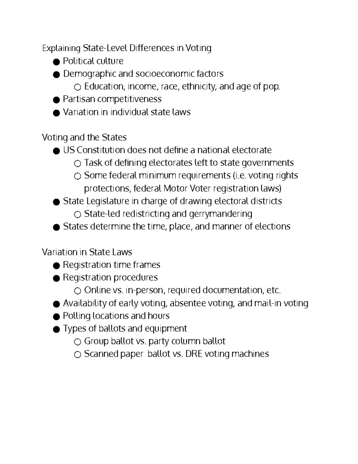 10 8 2021 - notes on voting and elections - Explaining State-Level ...