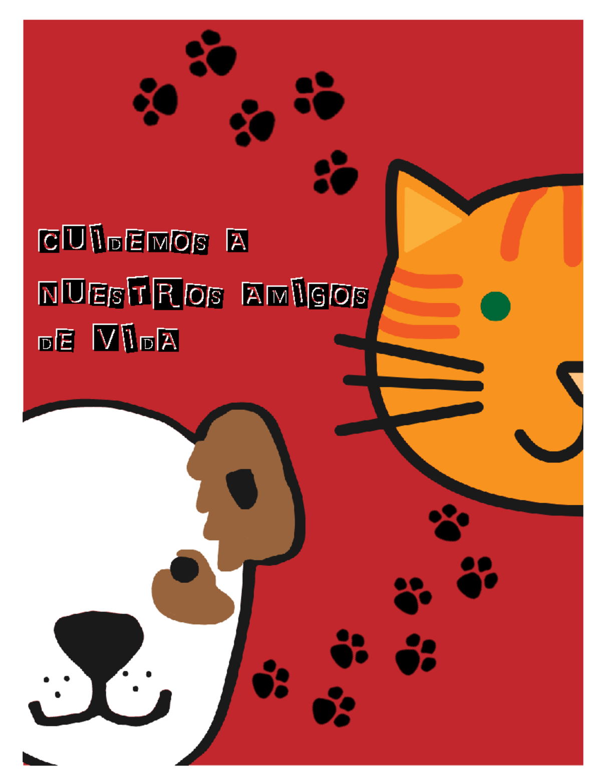 Cartel 1 - aaaaaaa - Fundamentos del Diseño - : : : CUIDEMOS A NUESTROS Amlgos VIDA e X ...