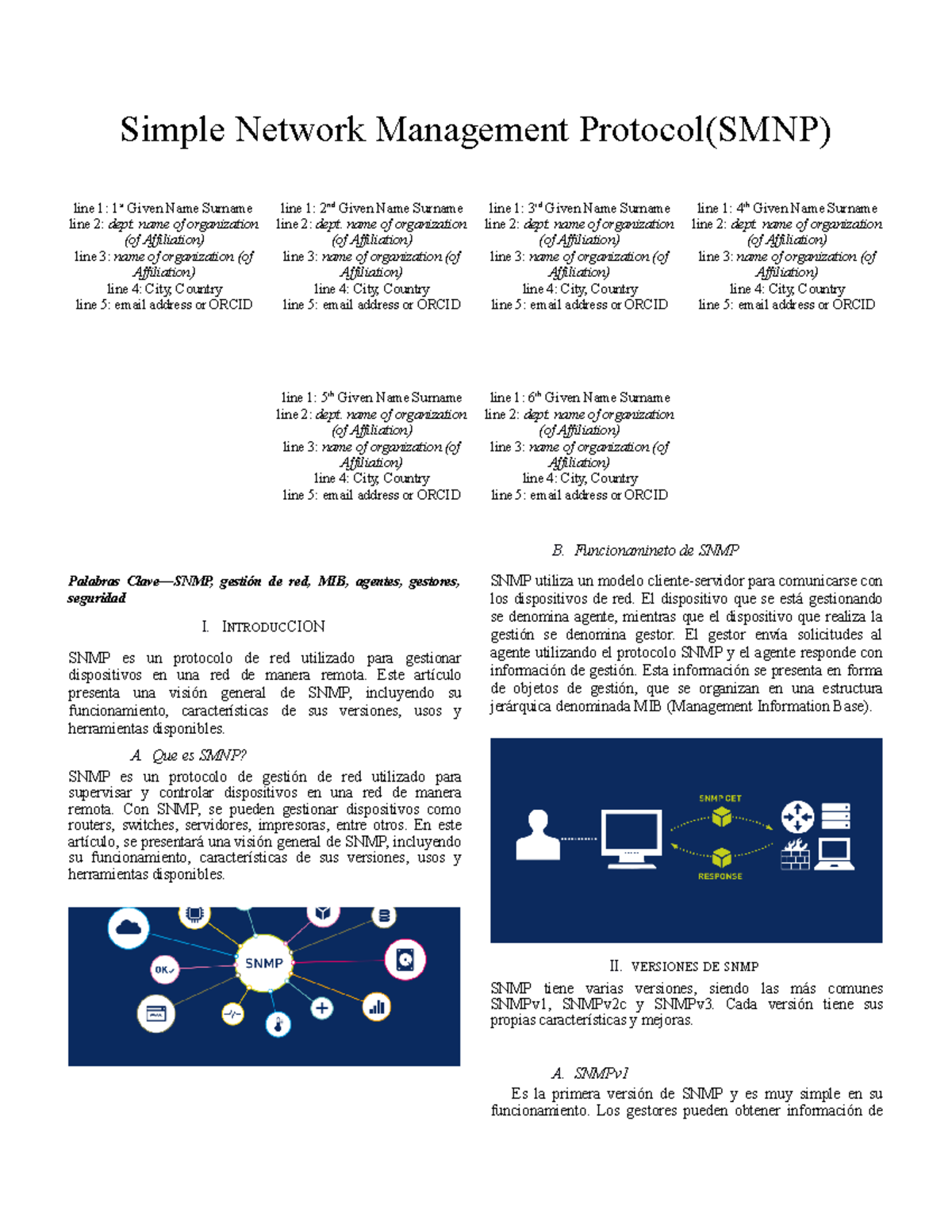 Protocolo SNMP - Simple Network Management Protocol(SMNP) line 1: 1st ...
