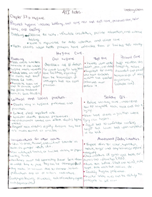 ATI module 2 Notes Proctored - 2356 - Studocu