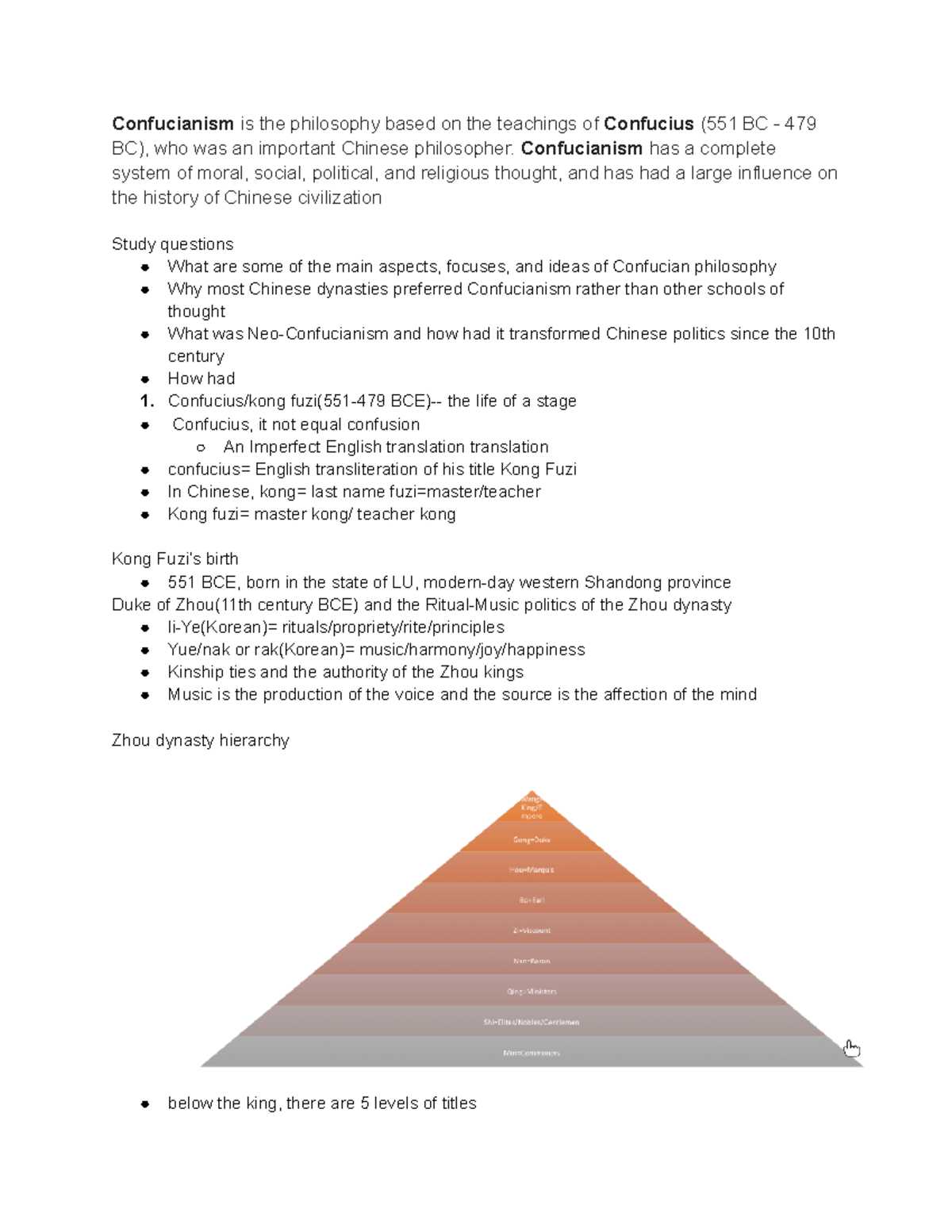 Week 4 Confucianism and Literacy - Confucianism is the philosophy based ...