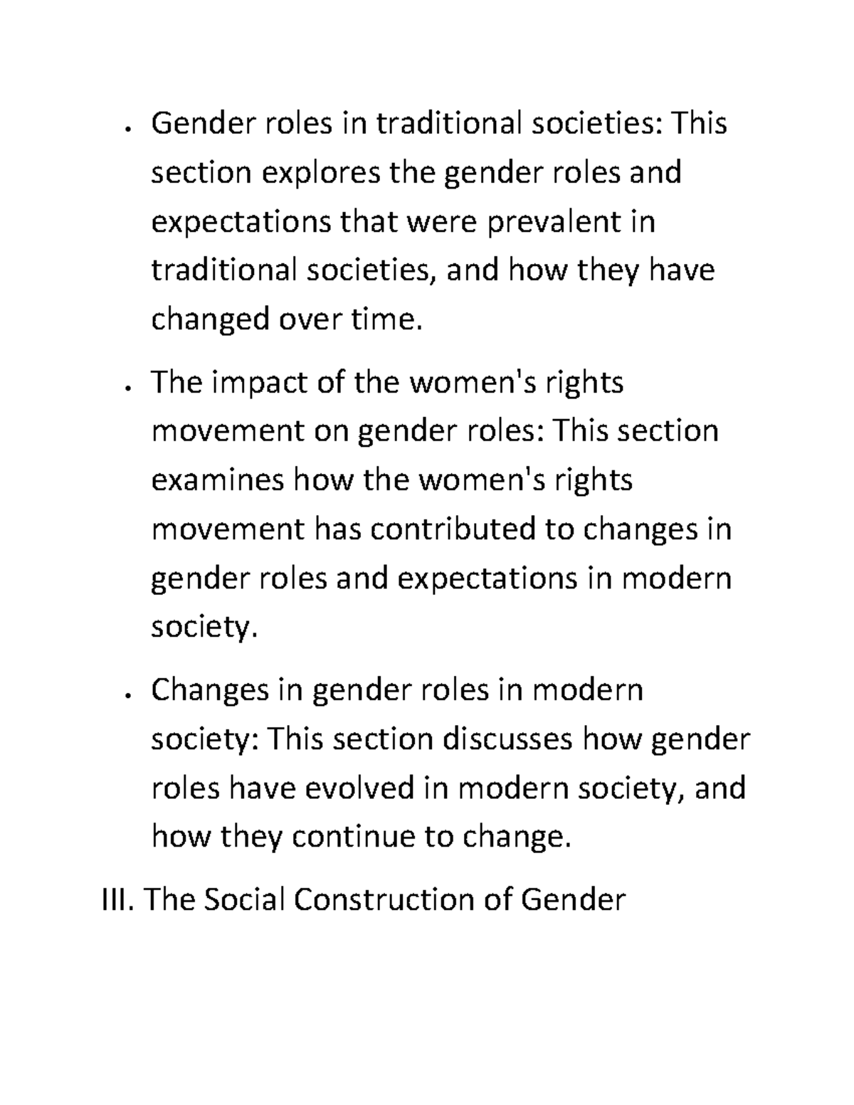Gender AND Society 2 - Gender roles in traditional societies: This ...