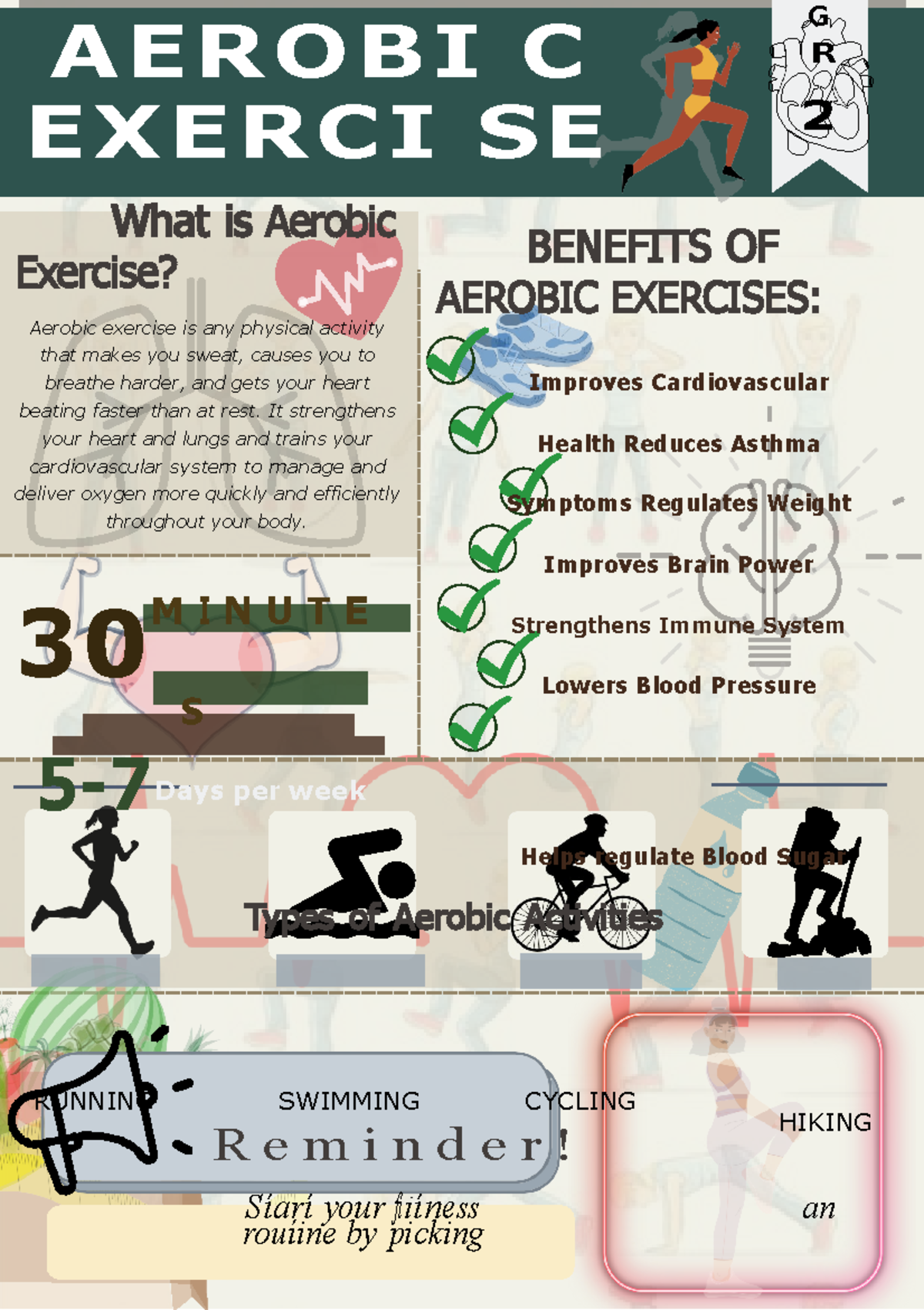 Aerobic Activities - ####### EXERCISE ####### OF CARDIOVASCULAR ...