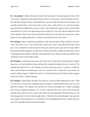 D091 Task 1-1 - passed - Autumn Trudel D091 Task 1 Part A. Video 3, Case #191: Using images to ...