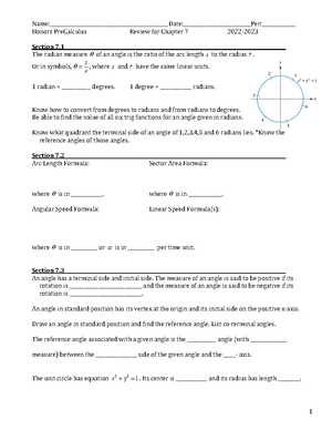 Learning with math - MATH 112 - Studocu