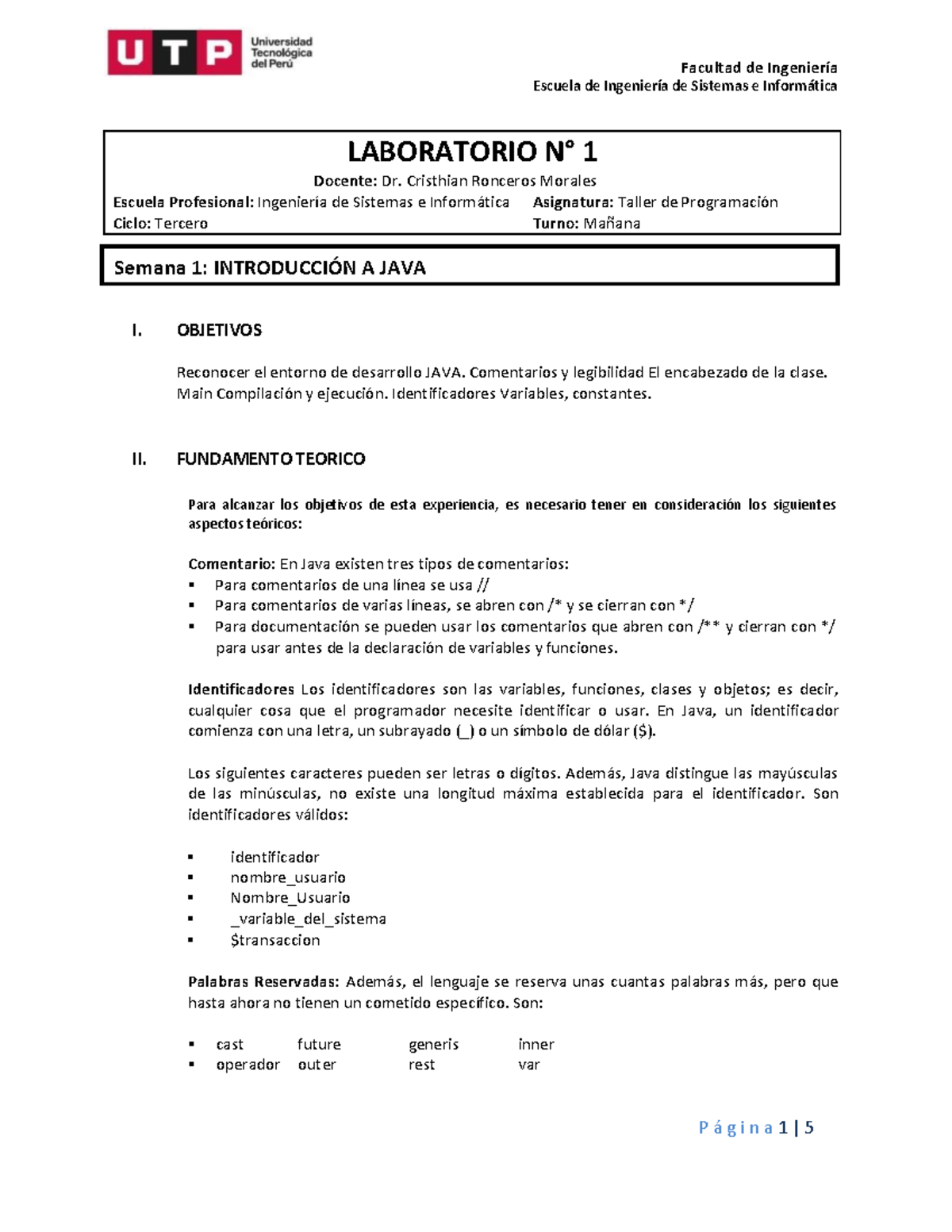 S01.s1-Guia de Laboratorio 1-programacion - Escuela de Ingeniería de ...