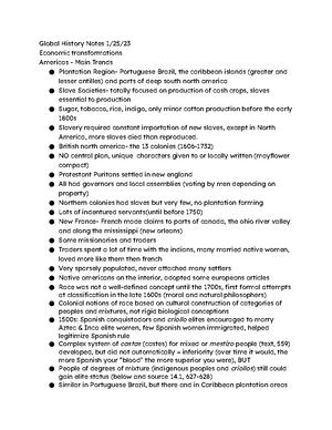 Global History collective notes - Global History in Steps Step 1 ...