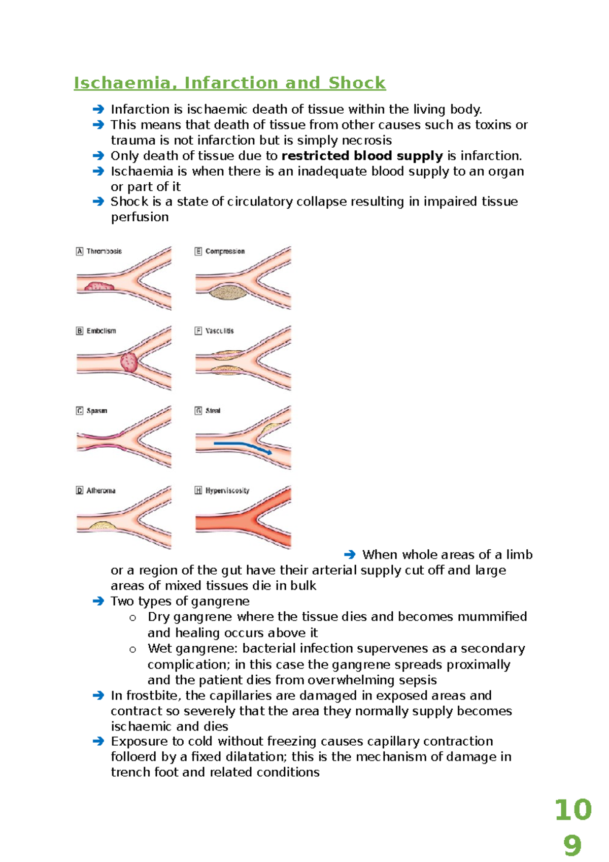 Ischaemia, infarction and shock - 10 Ischaemia, Infarction and Shock ...