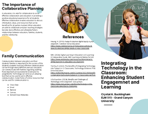 Larry Malcolm Reflection - Practicum/Field Experience Reflection ...