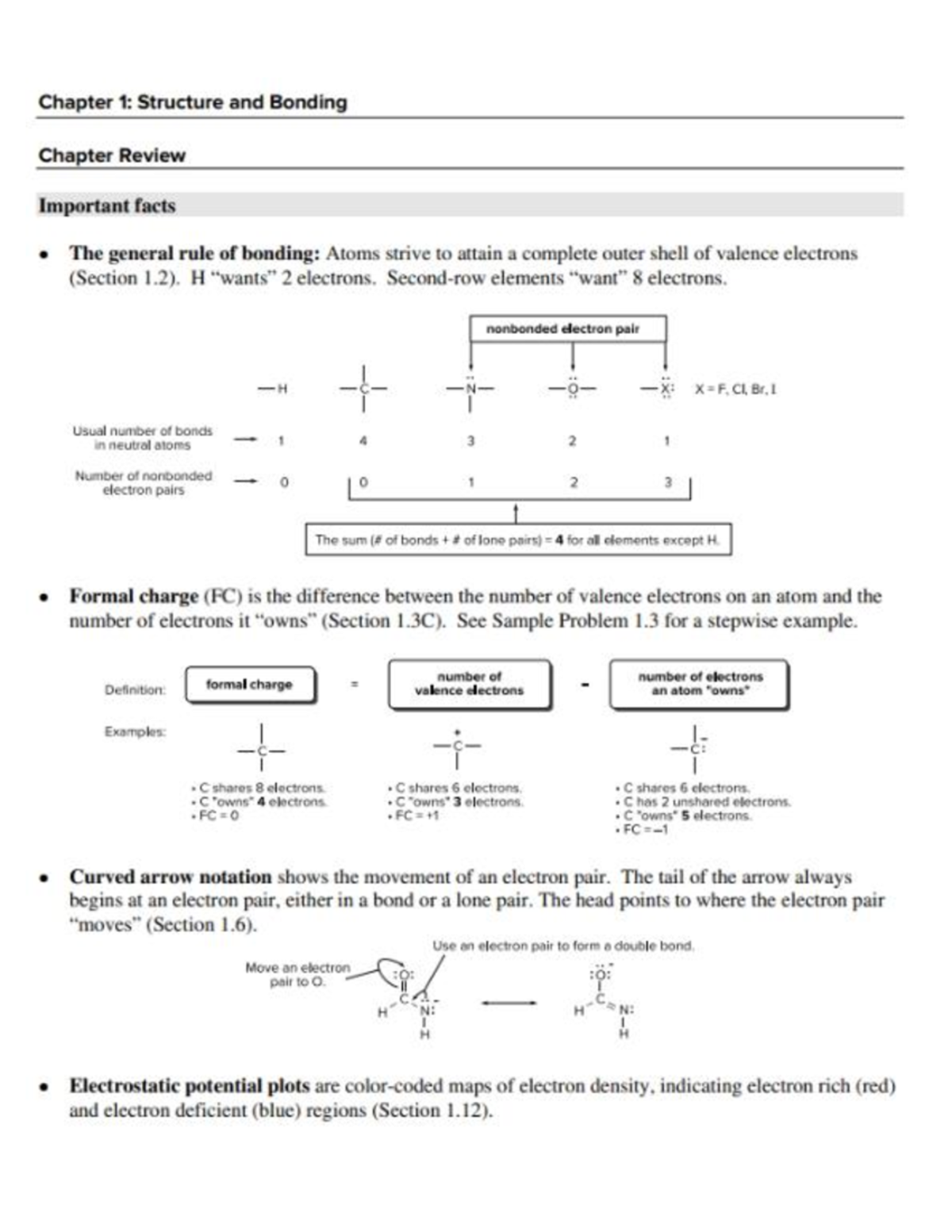 EXAM 1 Notes - a summary of the book for exam 1 - Organic Chemistry ...