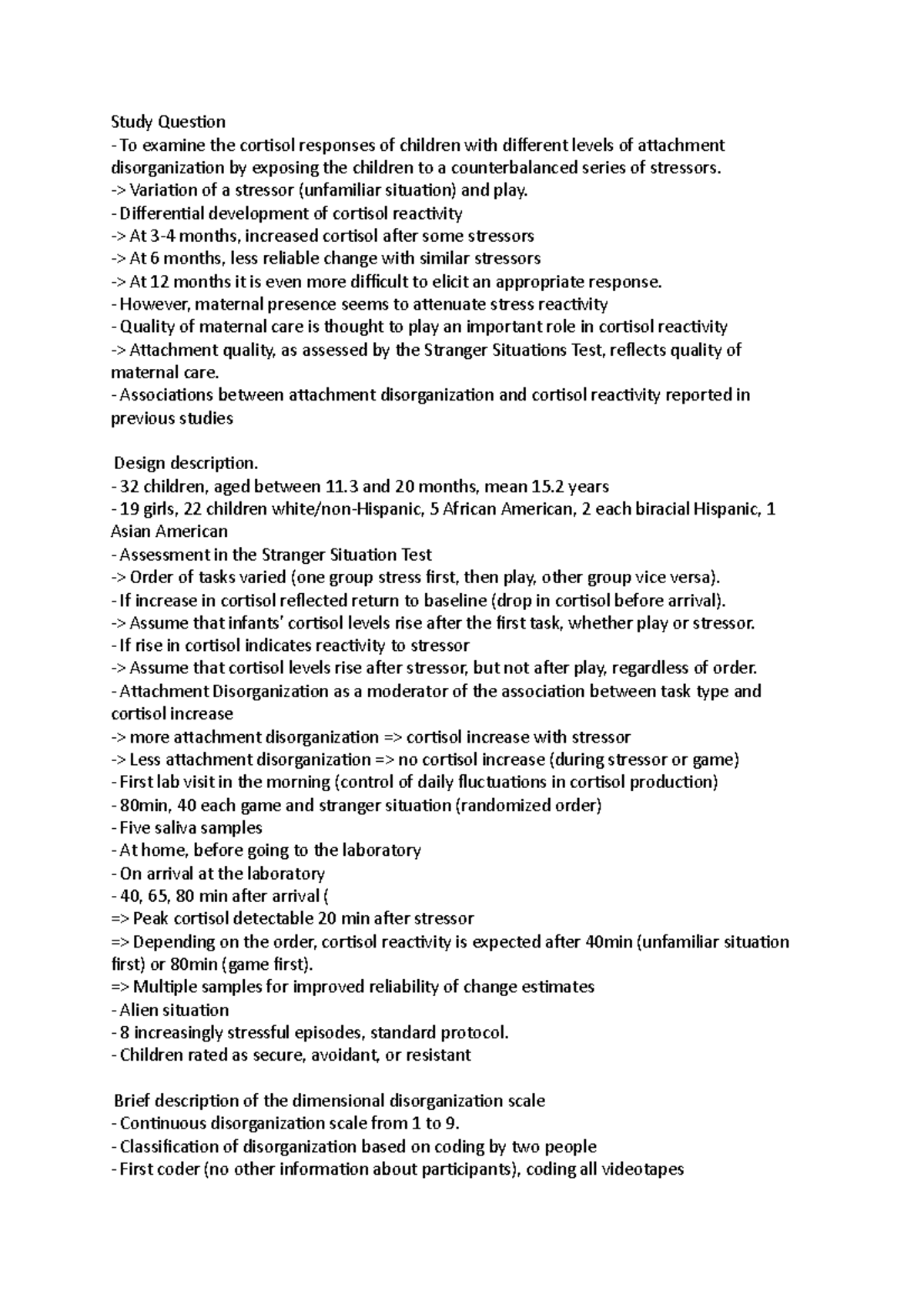 Study Question - Introduction To Psychology - Study Question To examine ...