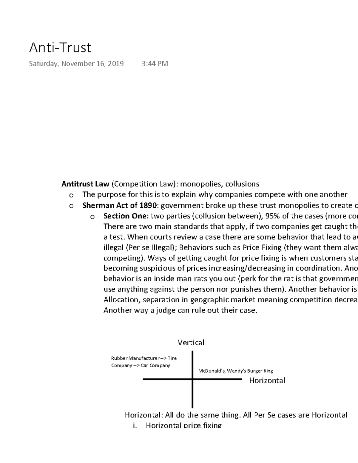 Anti-Trust - Lecture notes 14 - Warning: TT: undefined function: 32 ...