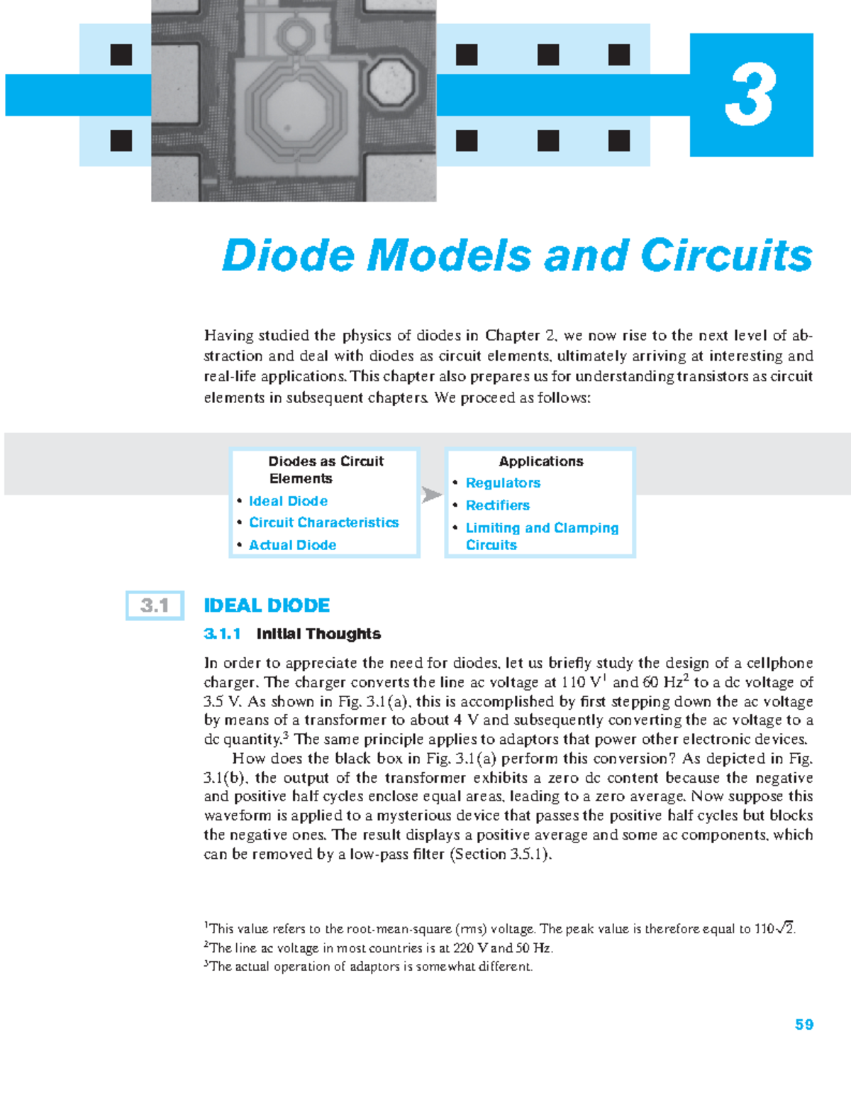 Diode Models and Circuits - 3 Diode Models and Circuits Having studied ...