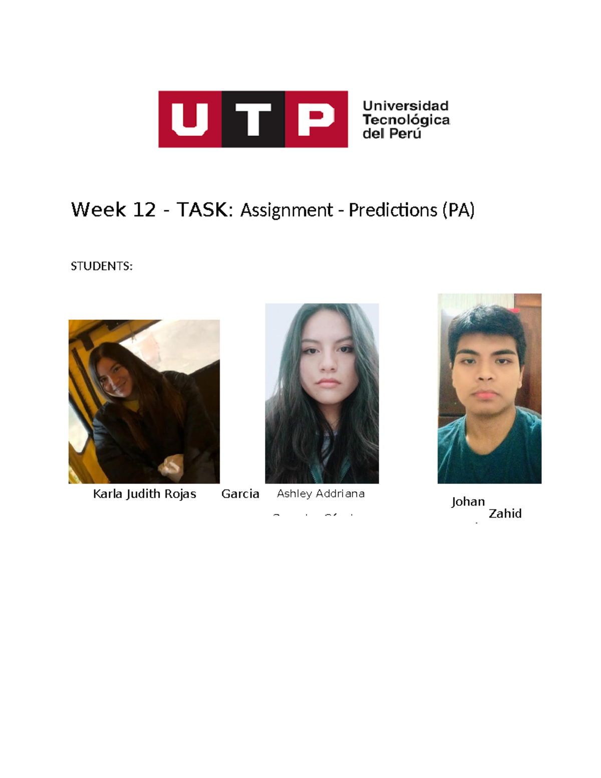 Week12 Predictions - Inglés 44 - Ingles IV - Week 12 - TASK: Assignment - Predictions (PA ...