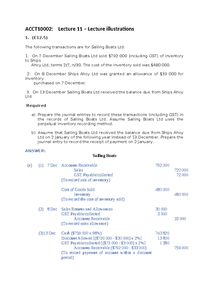 IFA Tutorial 2 Exercises - ACCT10002: Tutorial 2 Exercises This ...