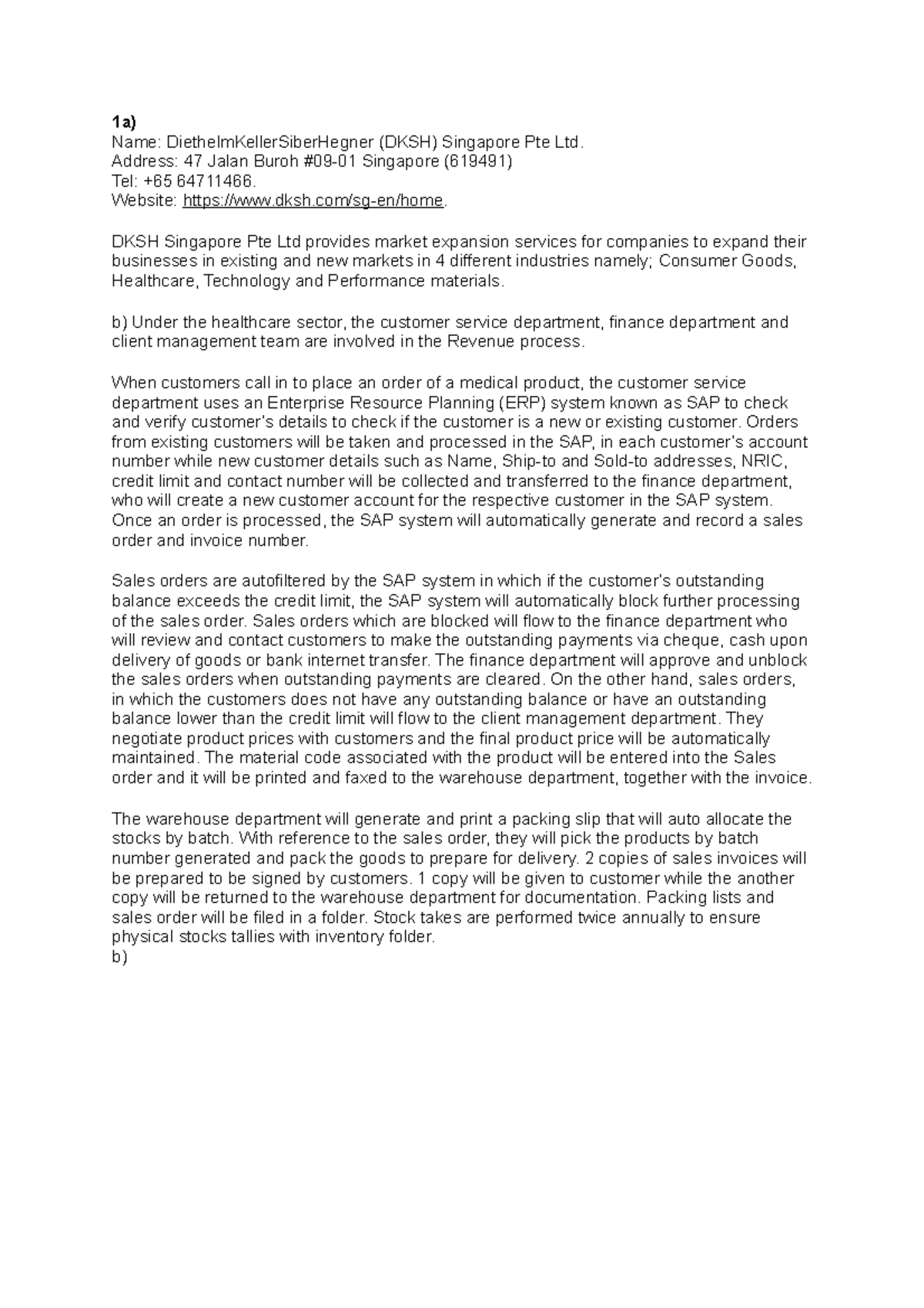 Flowchart 5 - gba - 1a) Name: DiethelmKellerSiberHegner (DKSH ...