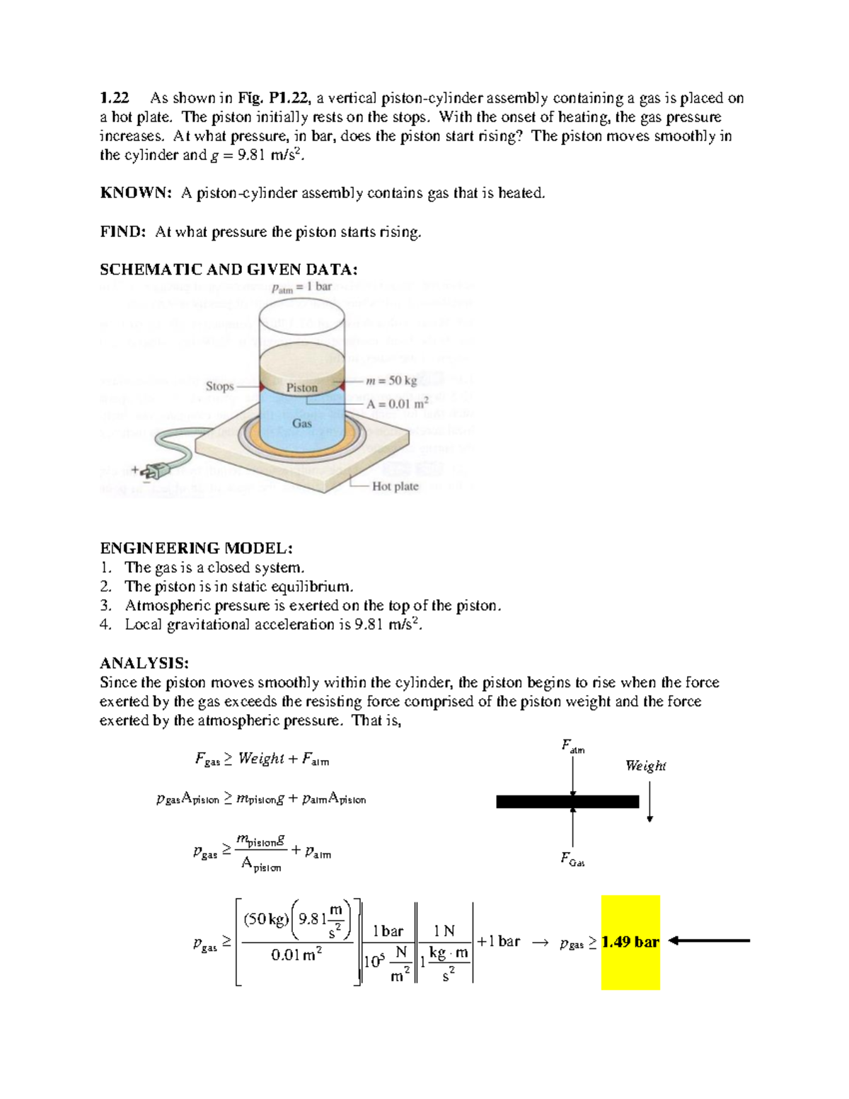 Chapter1homeworkpractice - 1 22 As shown in Fig. P1. 22 , a vertical ...