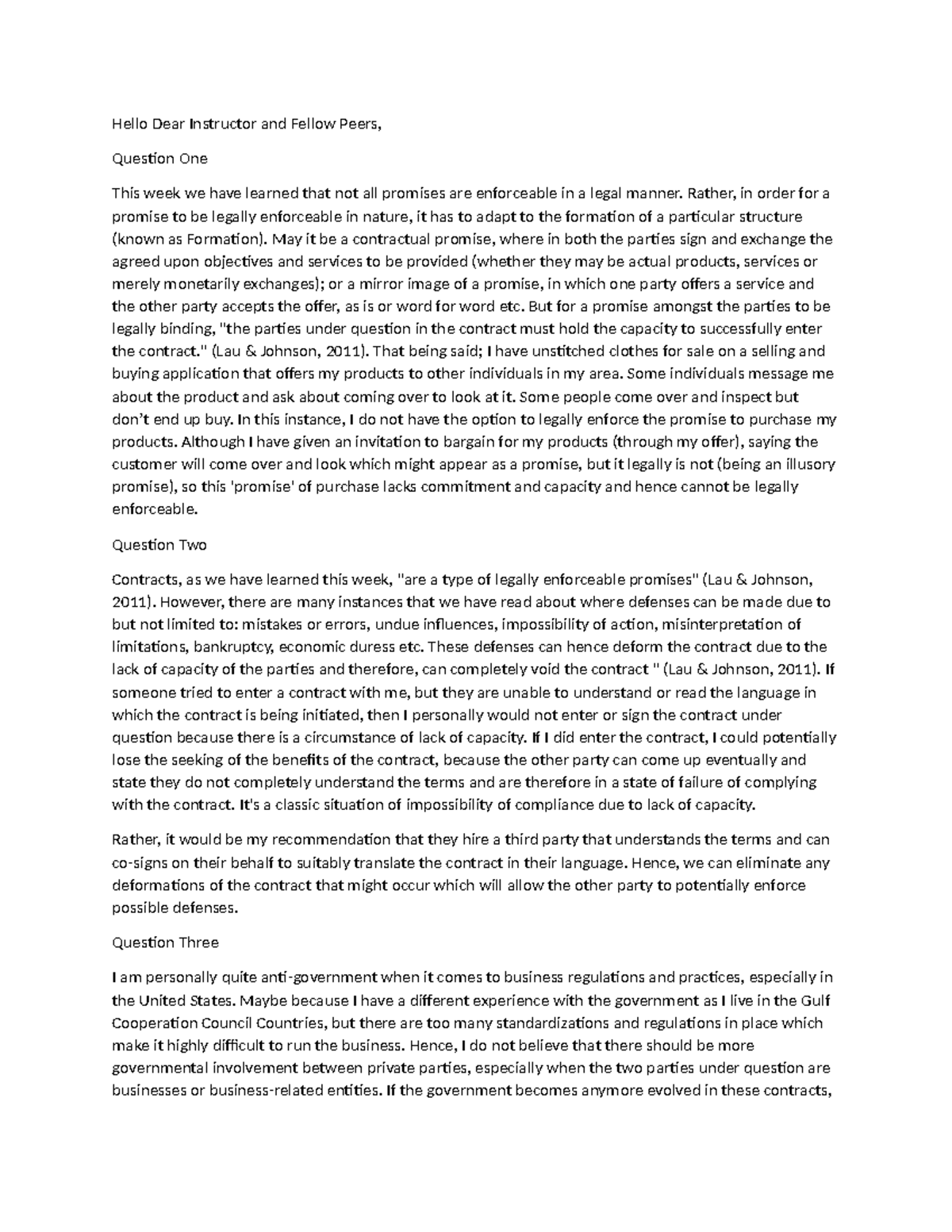 Df 4 - DISCUSSION FORUM UNIT 4 - Hello Dear Instructor and Fellow Peers ...