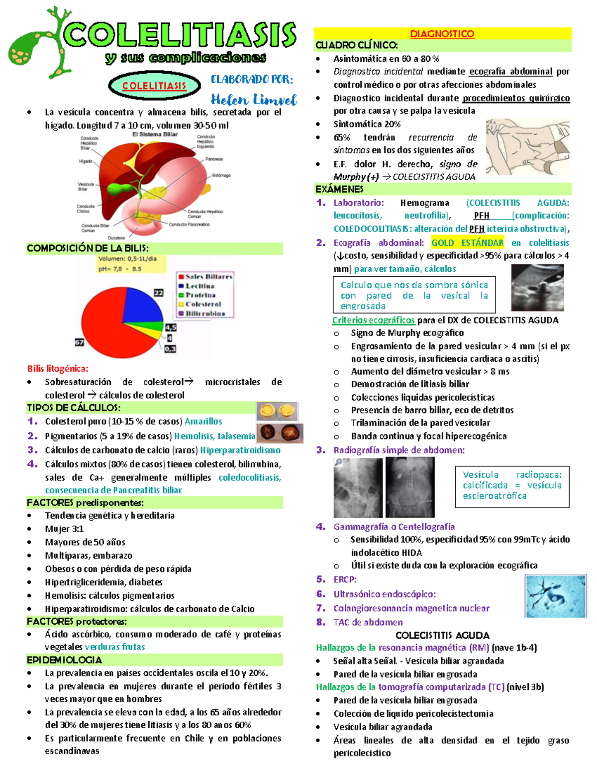 12. Colelitiasis Y SUS Complicaciones - COLELITIASIS La vesÌcula ...