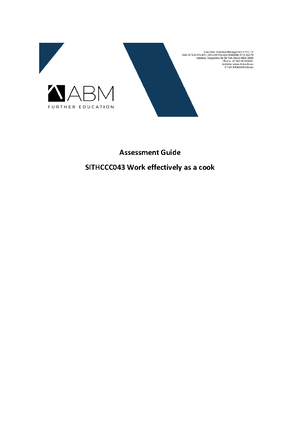 Sitxwhs 007 Student Assessment Tasks-updated 22 Sept 2023 (1 ...