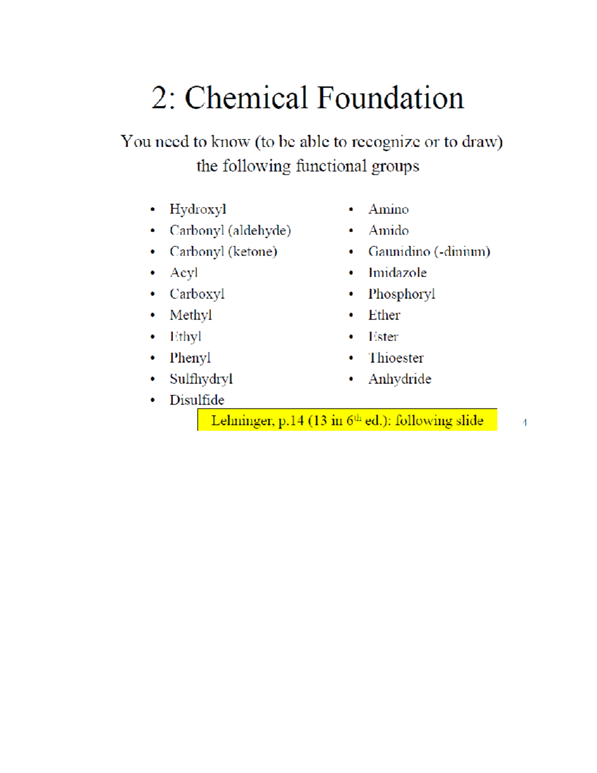 Chapter 1 - Chemical foundation - CHM 090-01 - Studocu