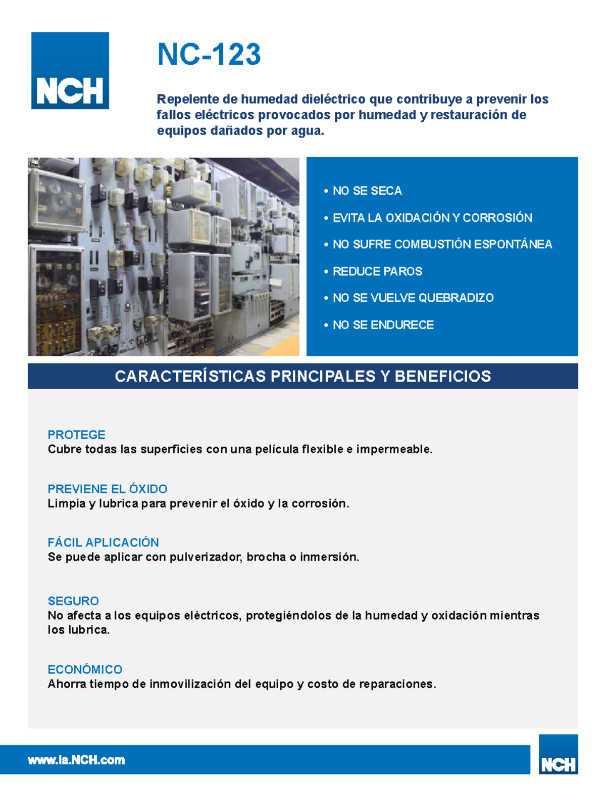 Nch chem la 156a nc-123-web 2017 - NC- Repelente de humedad dieléctrico ...