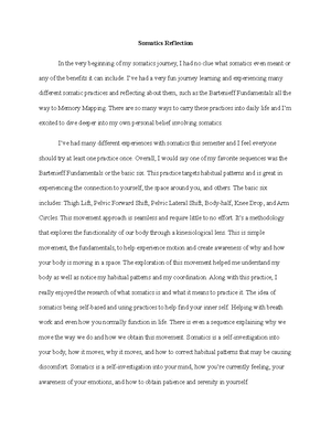 Somatic Word List 4 both list and paragraph - Somatic Word List 1 st ...