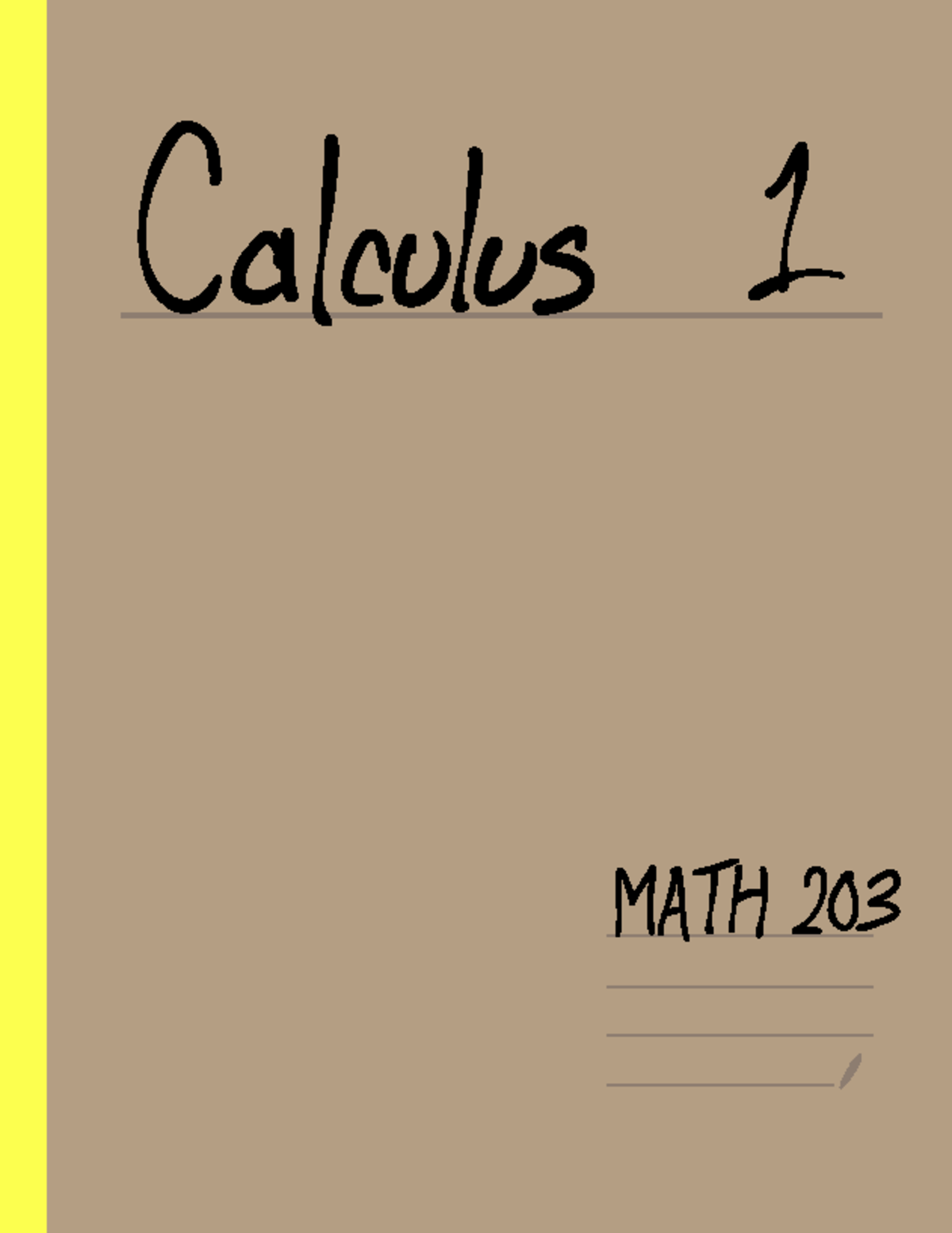 Calculus 1 Notes - Calculus 1 MATH 203 Math Memory Aid Gee5, ) ± Unit ...