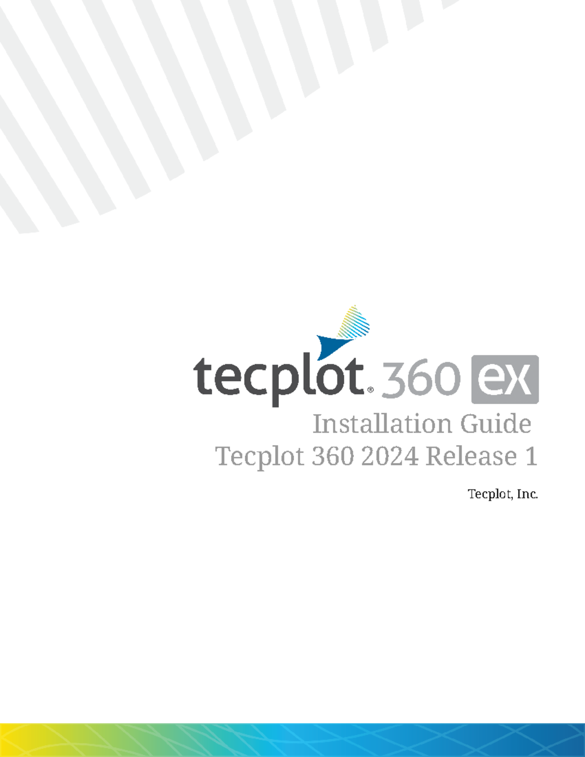 360-install-guide - Summary business management - Installation Guide Tecplot 360 2024 Release 1 ...