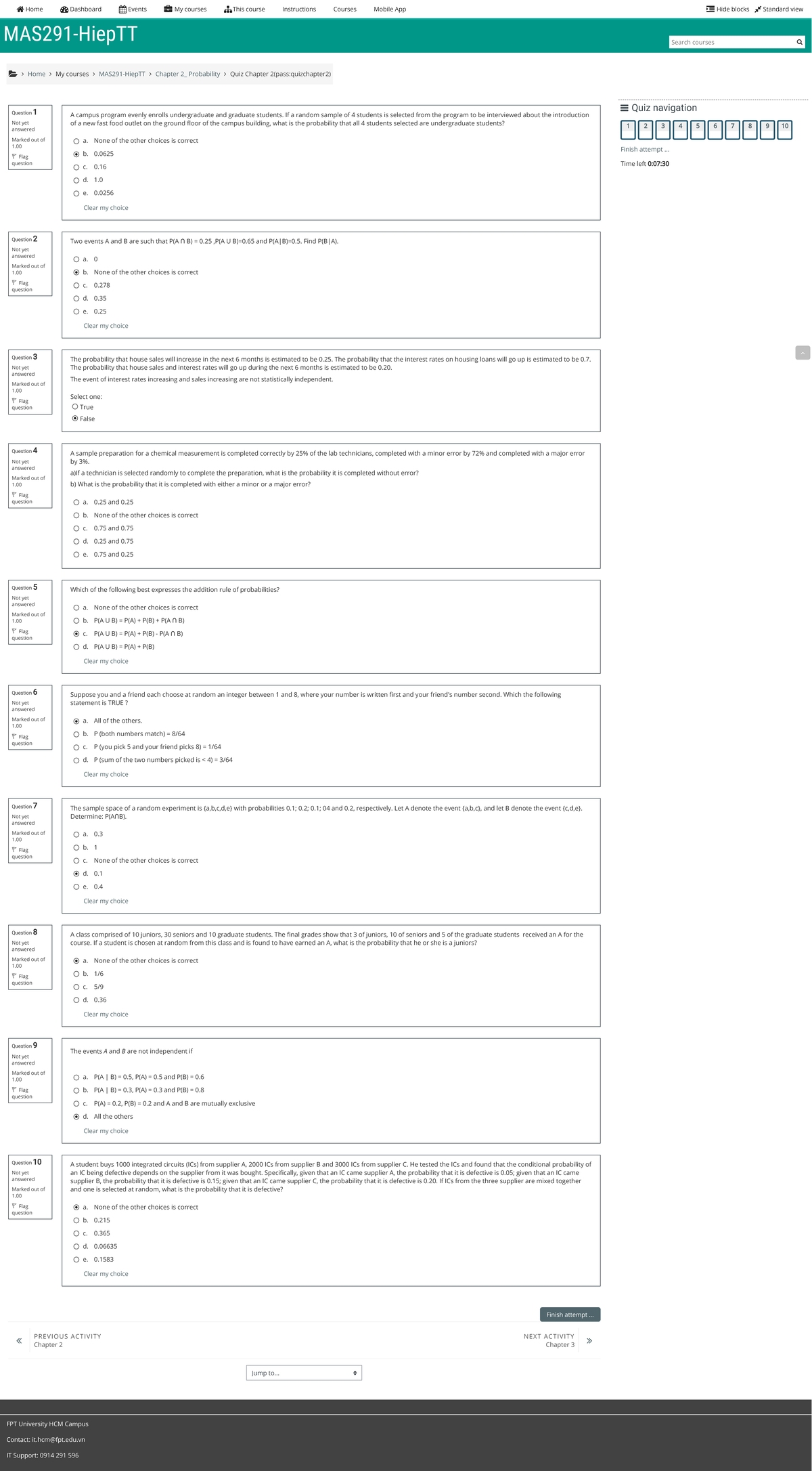 Quiz-chapter-2-pass-quizchapter 2 compress. FPT - Home My courses ...