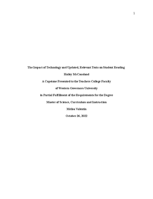 Task 4 WGU Capstone Research Template - d181 - WGU - Studocu