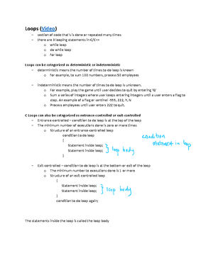 CS36 Lesson 14 Simple C Strings - Simple C Strings ( Video ) A string ...