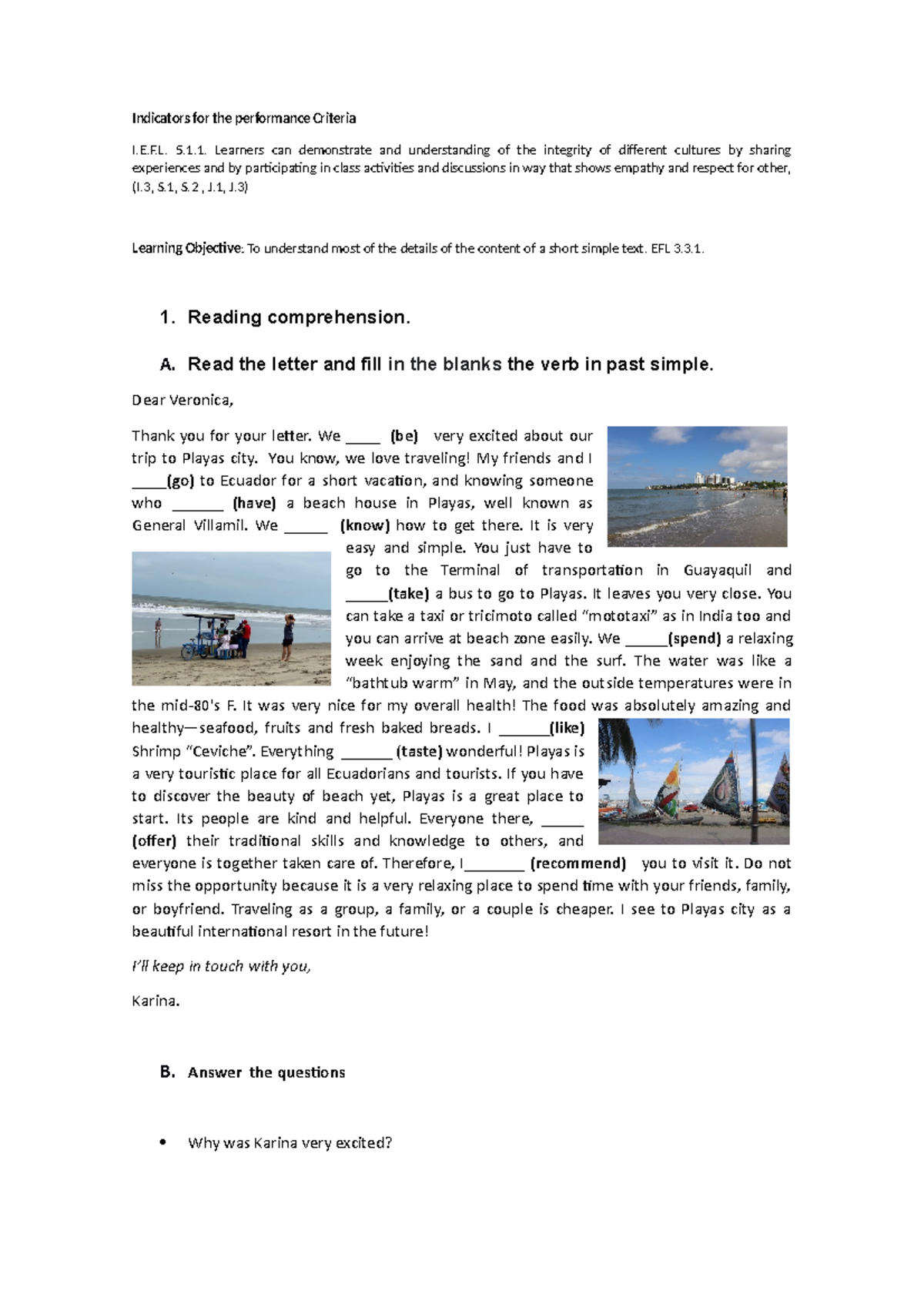 Proyecto interdisciplinario 1A 9june22 - Indicators for the performance ...