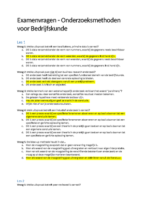 Samenvatting OM - SAMENVATTING ONDERZOEKSMETHODEN SCIENTIFIC RESEARCH ...