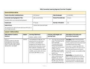 Task 1 C970 Children's Literature - CHILDREN’S LITERATURE TASK 1 Name ...