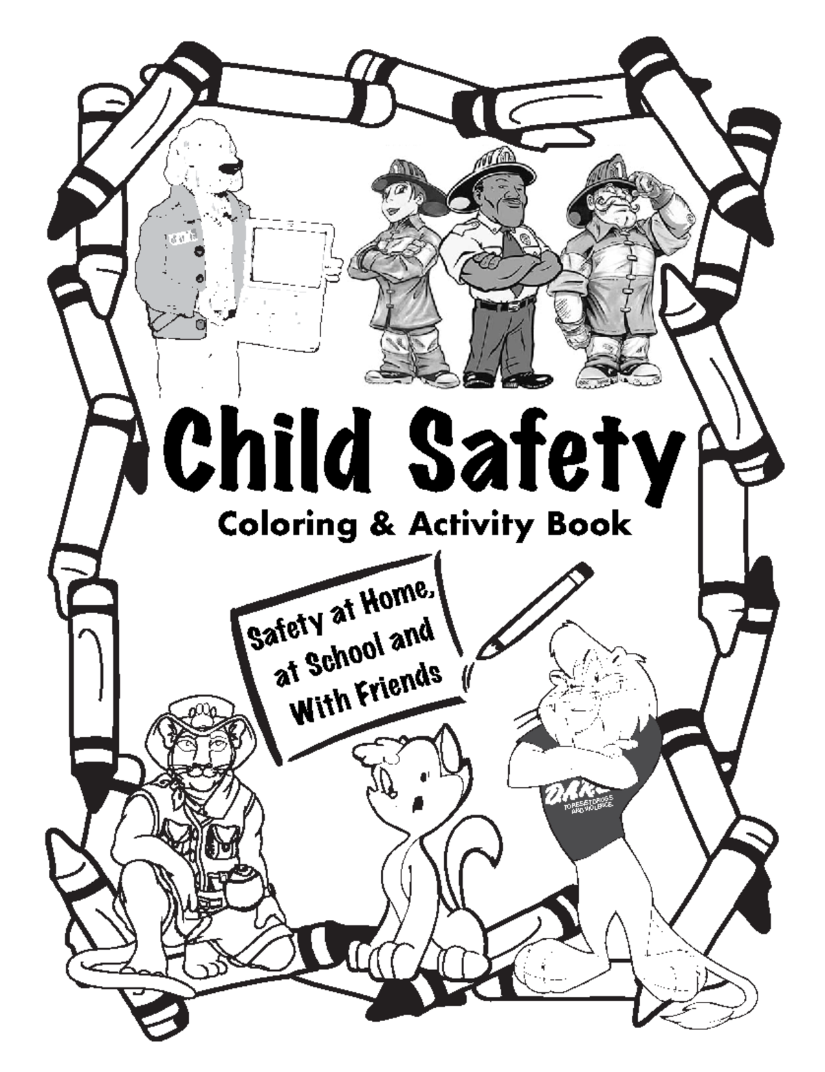 Childsafetycoloring - Child Safety Coloring Activity for PreK. - TO ...