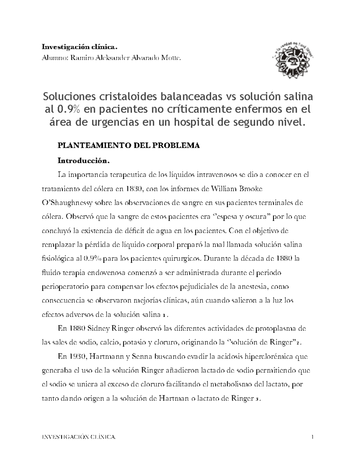 Balanced crystalloid solutions vs. 0.9% saline in non-critically ill ...