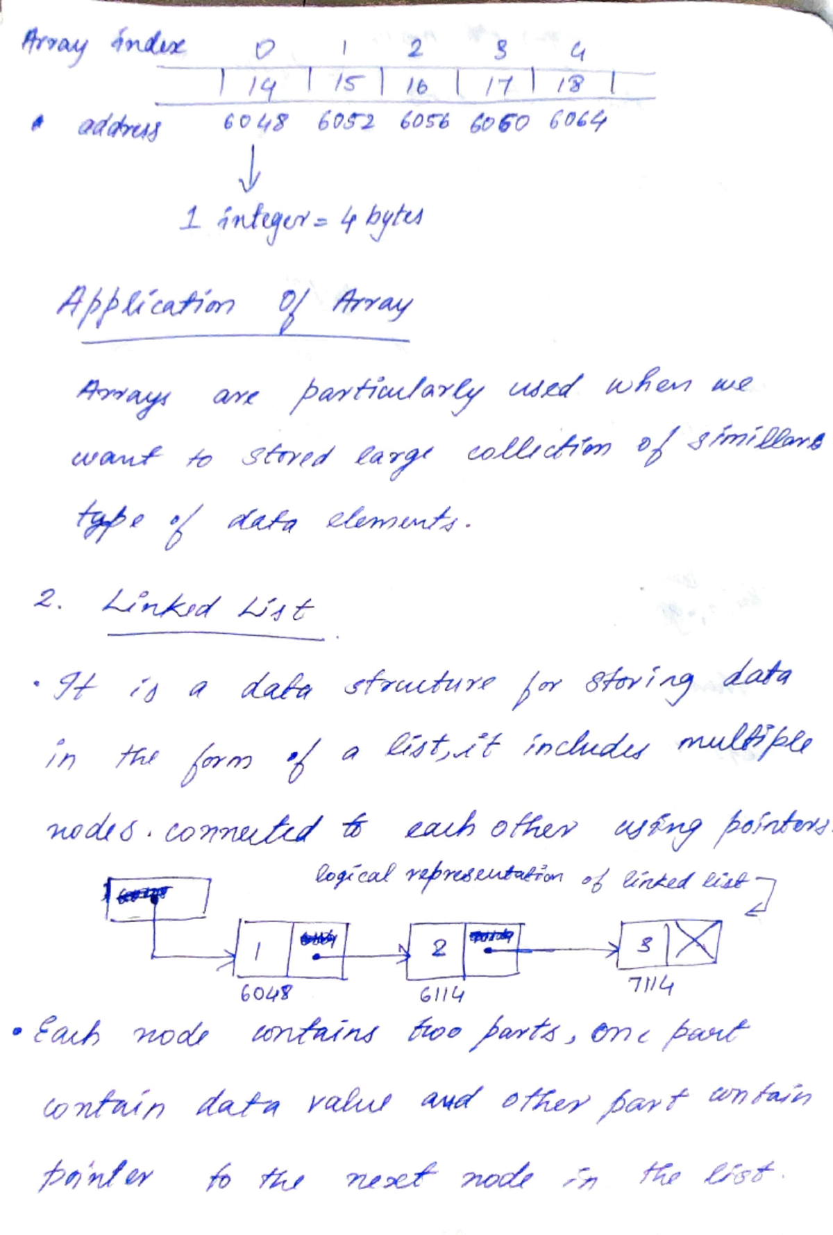 Ds module 1 notes -~ (? %~ I :2 s t.( l I~ l IS- } /6 /.. I'S I I {lt ...