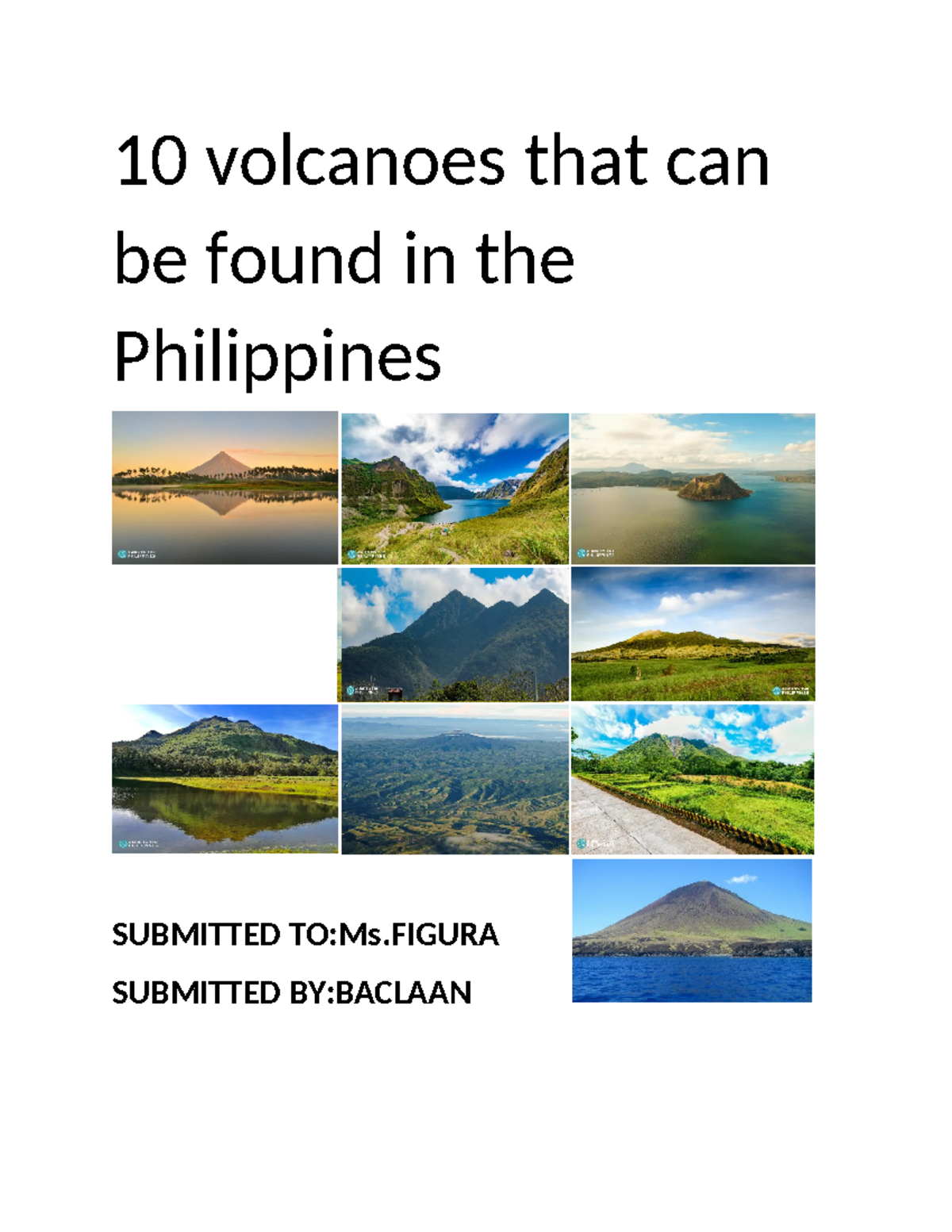 10 volcanoes that can be found in the Philippines - 10 volcanoes that ...
