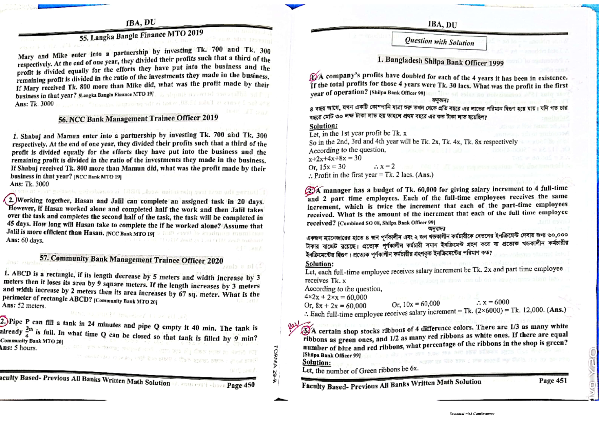 IBA All written solve - fine thing - Accounting - Studocu