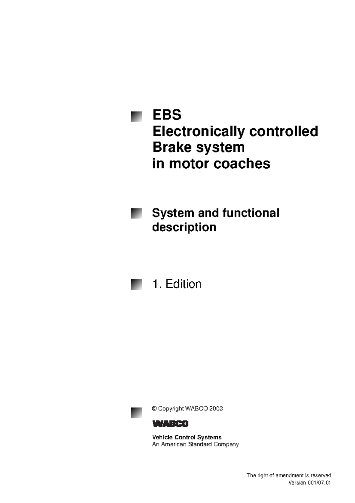 Mercedes BENZ Actros ABS EBS Wiring Diagrams - EBS Electronically ...