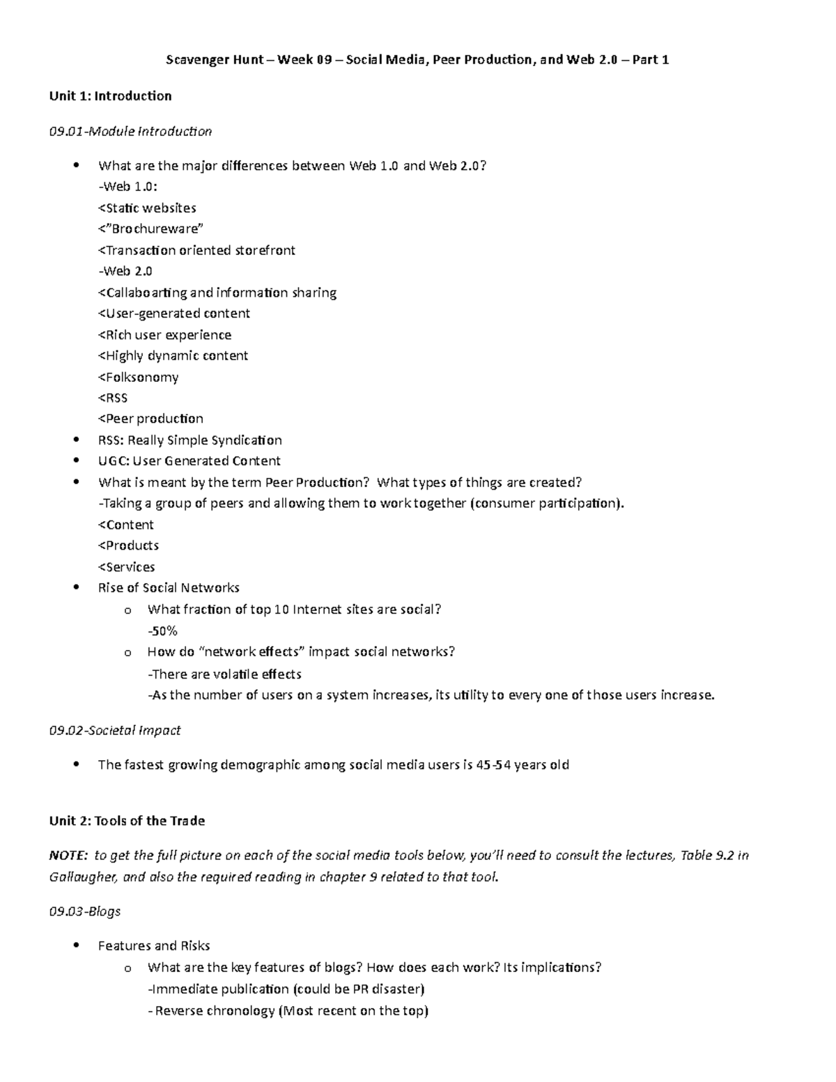 ISM3004-Scavenger Hunt-week 09 - Scavenger Hunt – Week 09 – Social ...