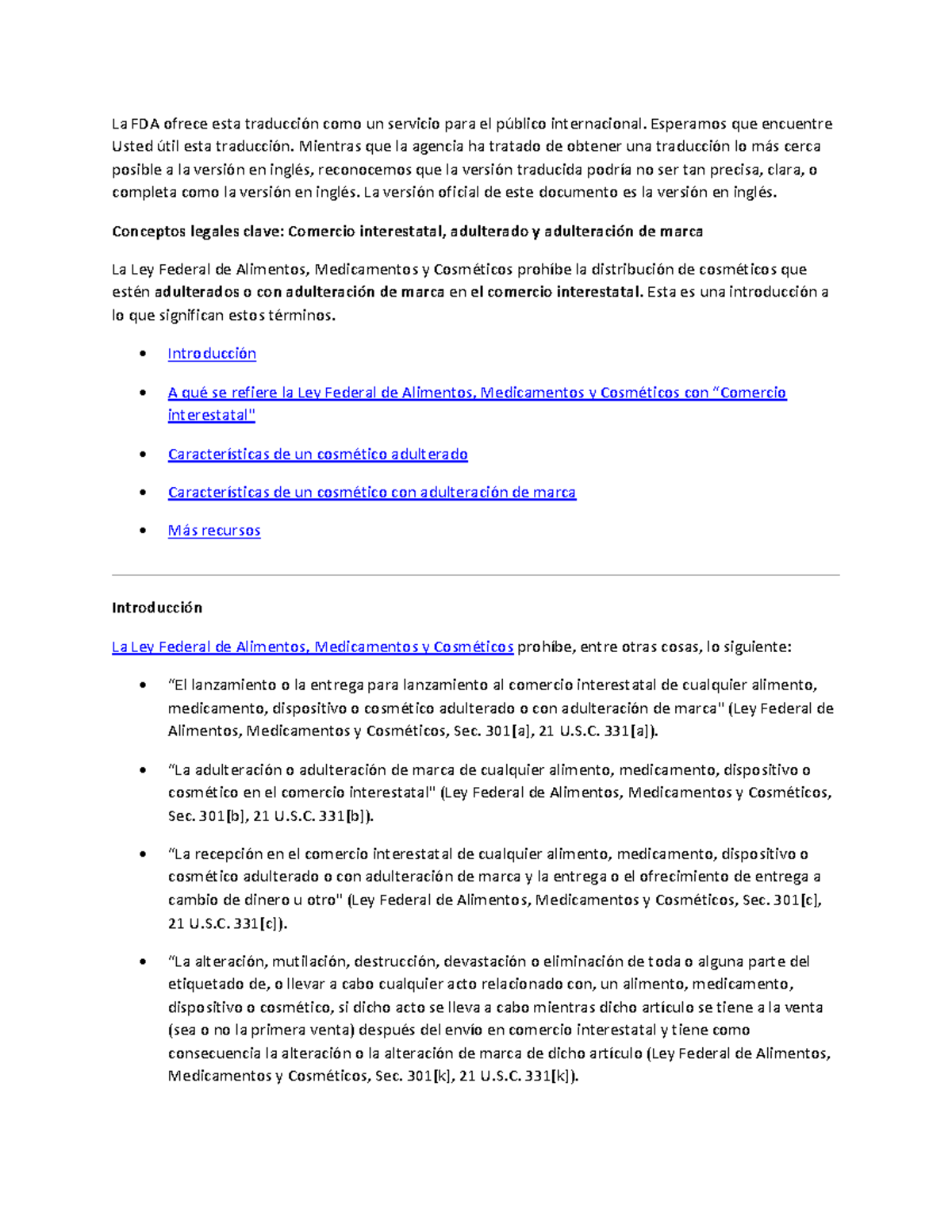 Definición De Comercio Interestatal