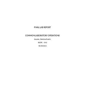 Chem 31 midterms - CHEM 31 MIDTERMS REVIEWER Experiment 1: Solubility of Organic Compounds - Studocu