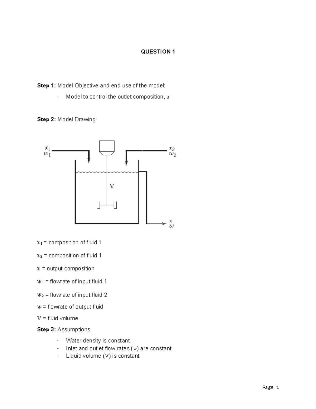 PRC3701 Assignment 1 - QUESTION 1 Step 1: Model Objective and end use ...