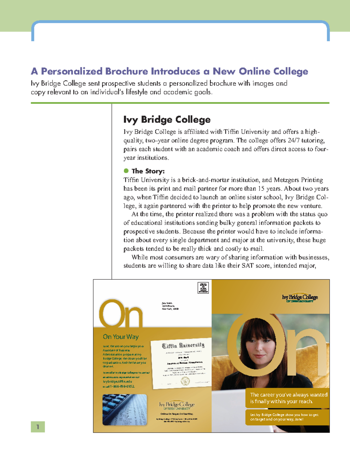 CS2 - Ivy Bridge College - 1 Ivy Bridge College Ivy Bridge College is ...