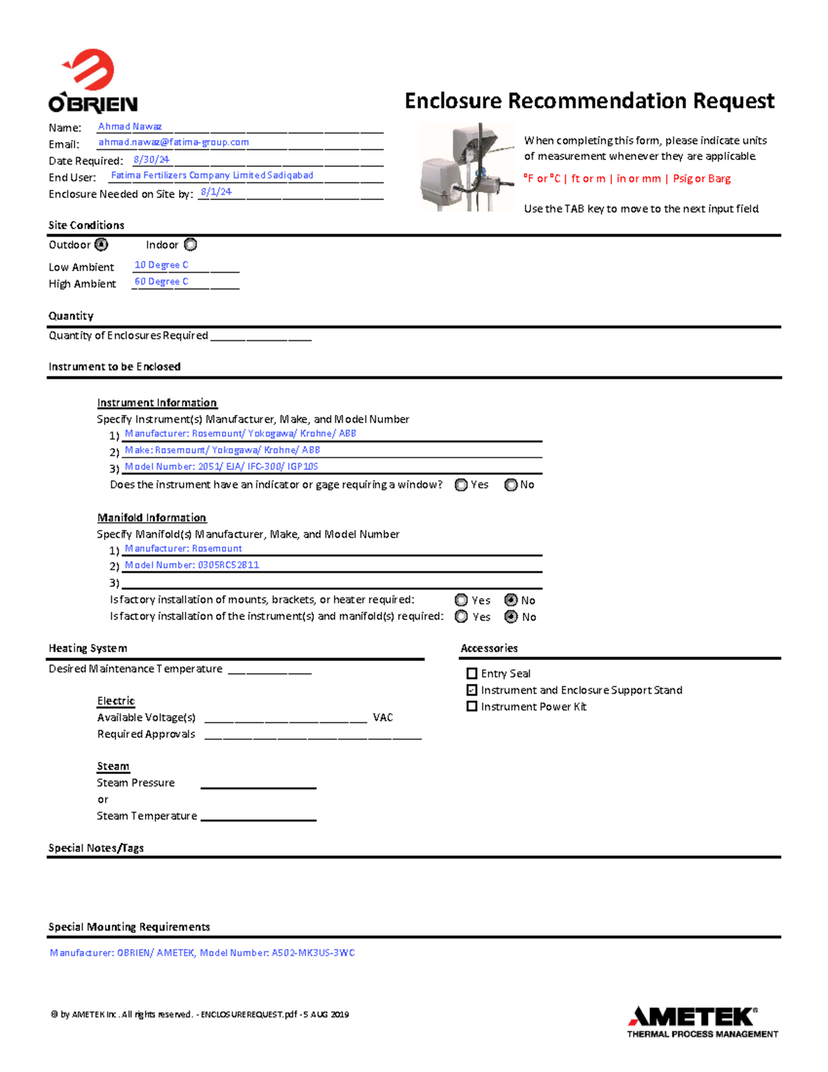 O'brien Instrument Enclosures at Amanda Okane blog