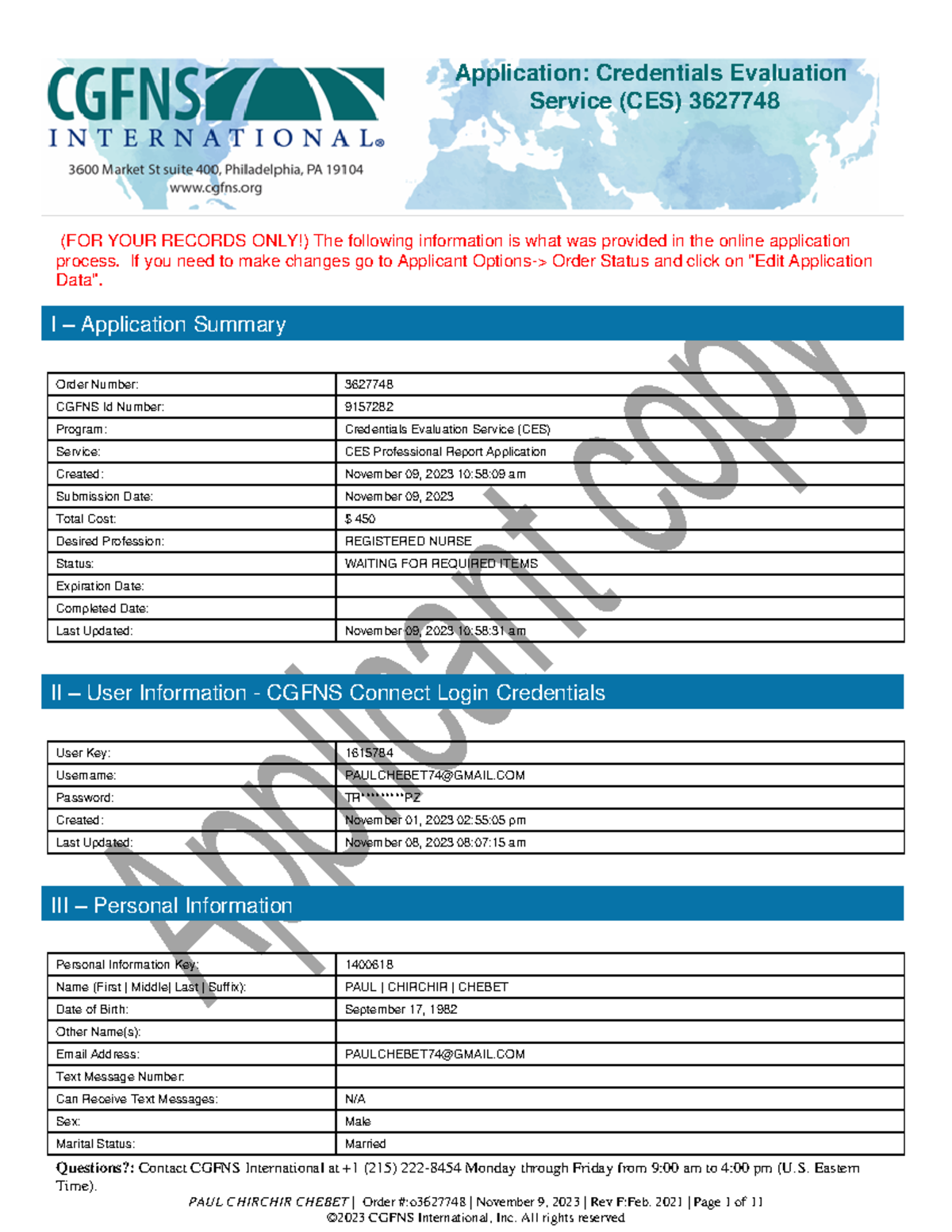 Application Summary - done - Applicant copyApplicant copy ...