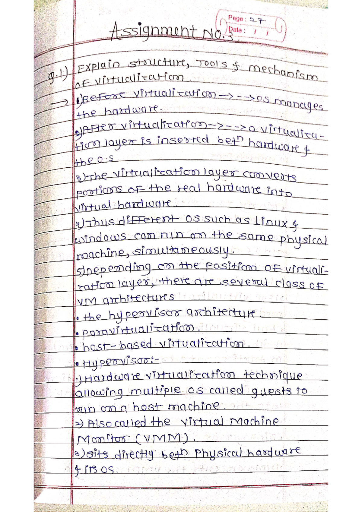Cloud Computing Assignment 3,4,5,6 - BE Computer Science - Studocu