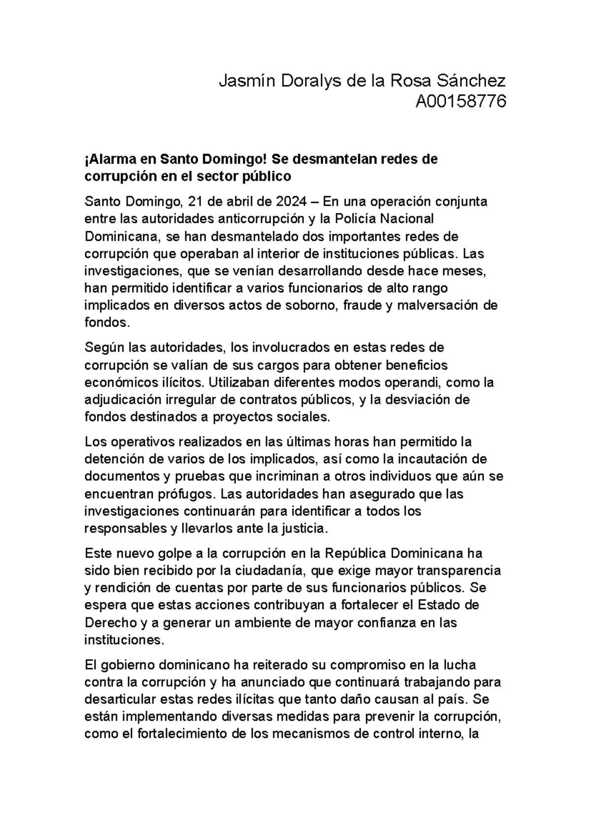la acentuacion lengua española 1 - Jasmín Doralys de la Rosa Sánchez A ...